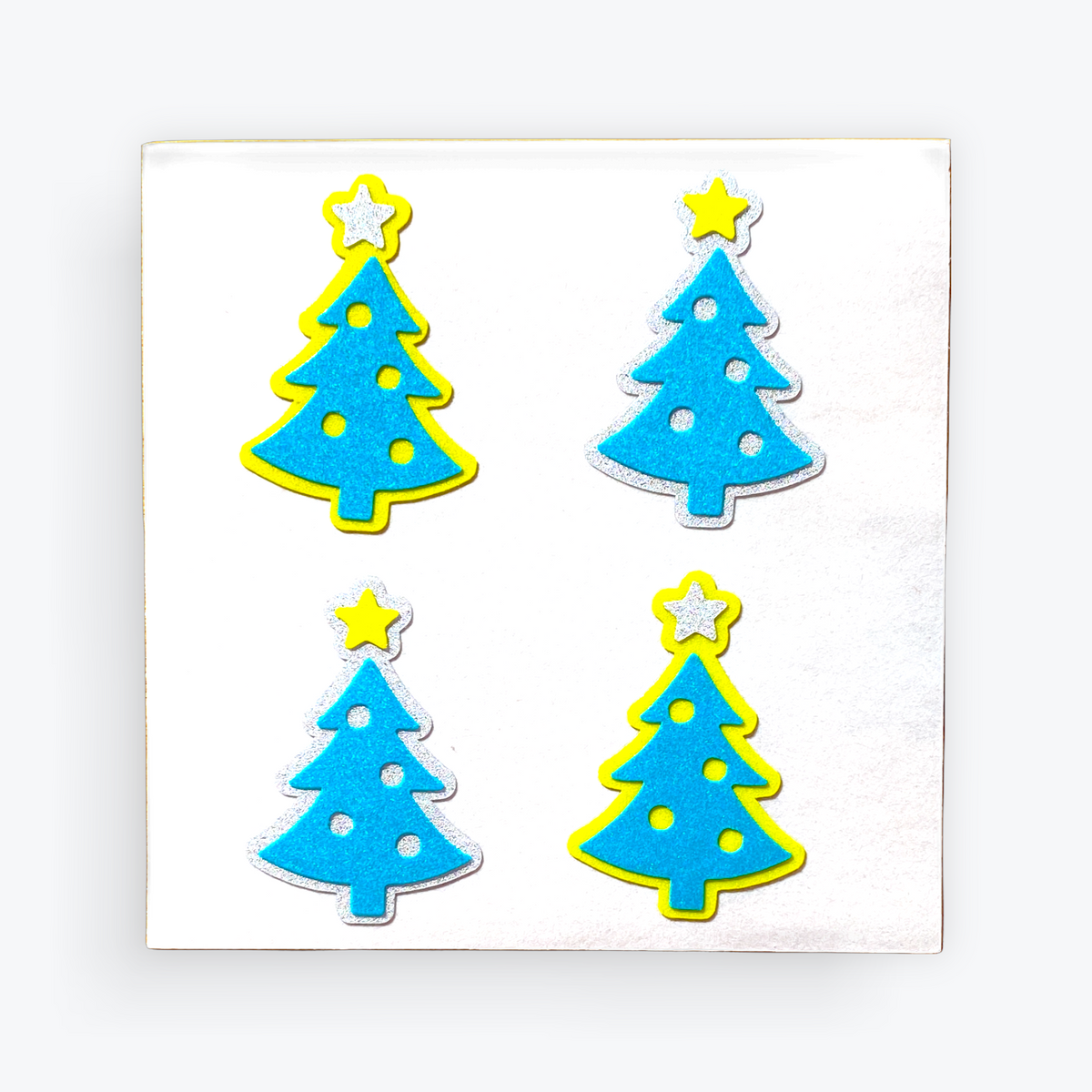 CHRISTMAS TREES REFLECTIVE DECALS | Cute Things Seattle